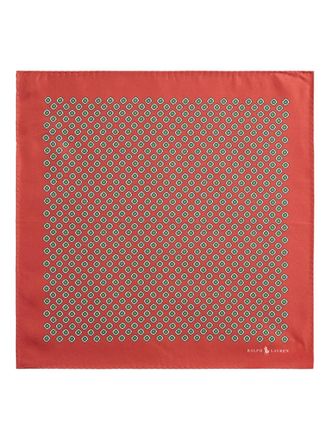 Polo Ralph Lauren foulard de poche en soie - Rouge