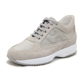 Hogan Homme, Chaussures, Gris, Taille: 44 EU Hxm00N00E10Ne387Tg Interactive Allacciato