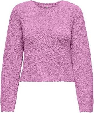 Only Pull en Maille ONLGLORIA Pull en Maille Fuchsia Pink S Fuchsia Pink S