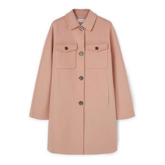 Motivi Woll-Kimono-Mantel - - Coats - Damen - Rosa - XL