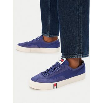 Tommy Jeans Sneakers aus Stoff Tommy Jeans Archive Vulc Y2K EM0EM01760 Blau