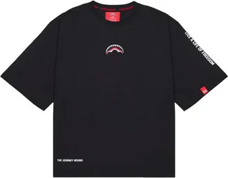 Sprayground Sprayground, Homme, Tops, Noir, Taille: L Be a Shark Boxy T-Shirt