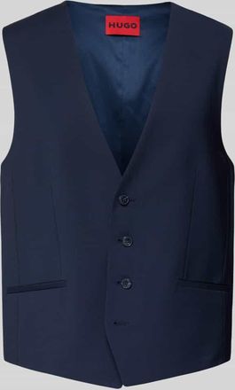 HUGO BOSS Regular Fit Anzugweste aus Woll-Mix Modell VIN253X-MH