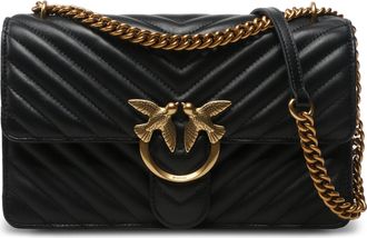 Pinko Handtasche Pinko Love One Classic Dc. PE 23 PLTT 100941 A0GK Schwarz