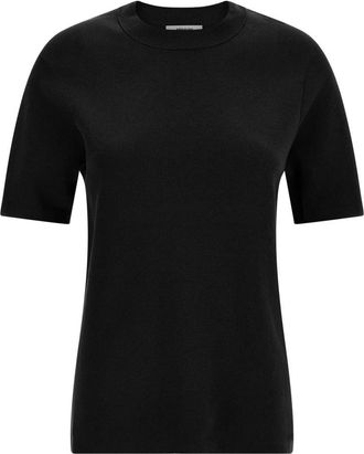 Entire studios Entire Studios, Femme, Tops, Noir, Taille: 38 FR Mercerized Crew Neck T-Shirt