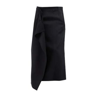 Carven Sk404 Lsyered Skirt - - Skirts - Damen - Schwarzk - S