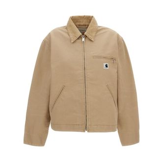 Carhartt Work in Progress Femme, Vestes, Beige, Taille: 38 FR Dearborn Jacket