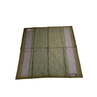 Dior Pre-owned Vintage Scarf - Femme - Pre-owned - Vert - Taille: ONE Size