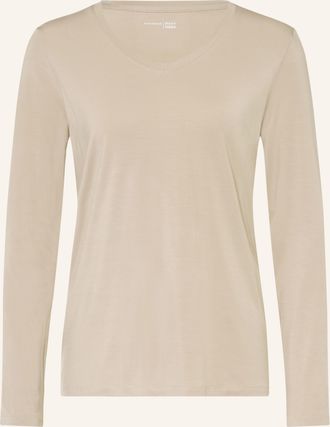 Schiesser Schlafshirt Mix+Relax beige