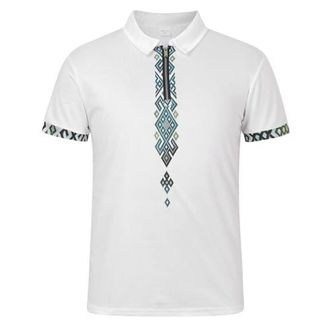 Generic Polo Homme Chemise &Eacute;t&eacute; Rue Homme Sport Manches Courtes 3D Simple Impression L&acirc;che Top, vert, XXL