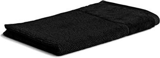 Möve Bamboo Luxe Gästetuch 30 x 50 cm aus 60% Baumwolle / 40% Viskose aus Bambus-Zellstoff, black