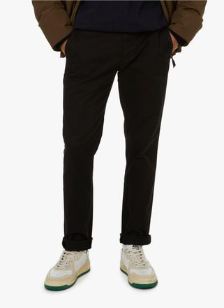Tommy Hilfiger Pantalon droit en coton m&eacute;lang&eacute;