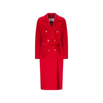 Max Mara Femme, Manteaux, Rouge, Taille: 38 FR Manteau Ticino