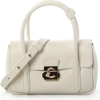 Coccinelle Femme, Sacs, Blanc, Taille: ONE Size Mini Sac &agrave; Main en Cuir