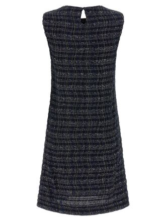 Missoni Check-Pattern Jacquard Dress - Navy