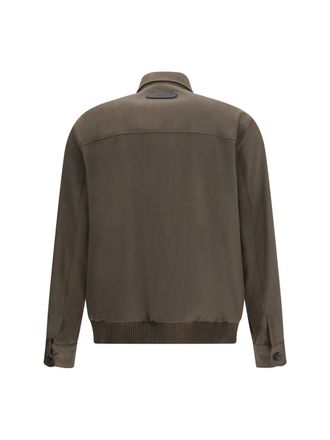 Brioni Wool Jacket - Khaki