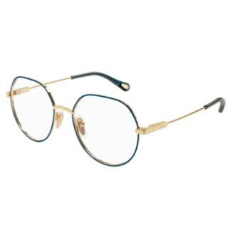 Chloé unisex, Accessoires, Jaune, Taille: 48 MM Round Lunettes