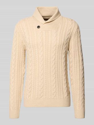Premium by Jack & Jones Strickpullover mit Zopfmuster Modell CALLUM