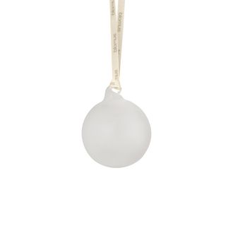 Blomus 4er Set Weihnachtsschmuck -JUHLA- | Weihnachtskugeln Farbe Clear | Christbaumkugeln mit Aufh&auml;nger | Gr&ouml;&szlig;e M &Oslash;7 cm