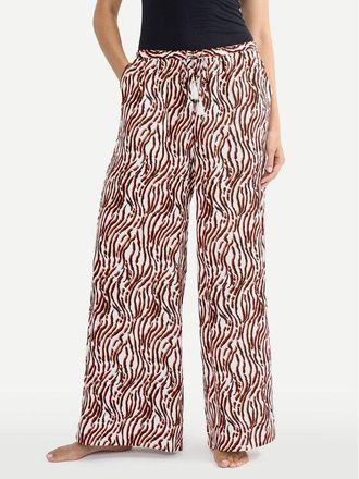 Triumph Stoffhose Summer 10227246 Braun Wide Leg