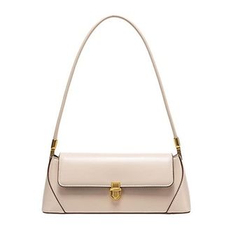 Generic Sacs &agrave; bandouli&egrave;re tendance &agrave; rabat pour femme - Petit sac &agrave; main d&eacute;contract&eacute; sous les bras - Petit sac &agrave; main pour femme, blanc, Small