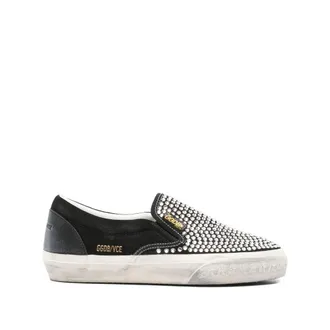 Golden Goose VCE Crystal-embellished Slip-on Sneakers