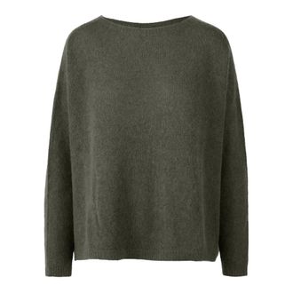Bomboogie Femme, Pulls, Vert, Taille: 38 FR Pull oversized sans couture en m&eacute;lange dalpaga