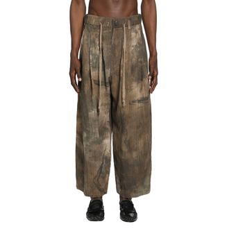 Ziggy Chen Digital Print Drawstring Trousers