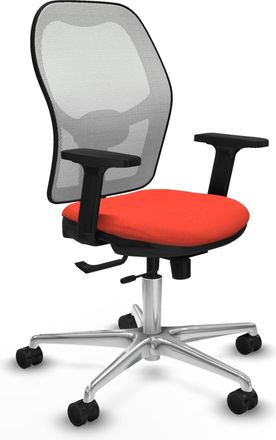 Piqueras y Crespo Home Office Jorquera Stuhl mit 2D-Armen, h&ouml;henverstellbare Lendenwirbelst&uuml;tze, ausgestattet mit Syncro/Traslack und eingespritztem Schaum. Mit Rollen 