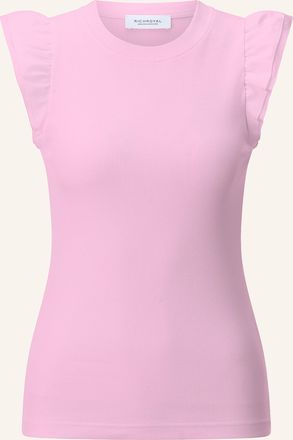 Rich & Royal Top Mit Volants rosa