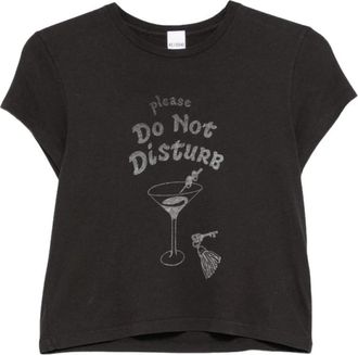 Re/Done 50s Boxy Tee - - Tops - Damen - Schwarzk - XS