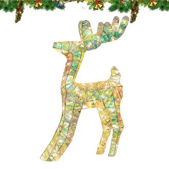 Generico Weihnachtsbeleuchtung aus Acryl, 2D, Rentierbeleuchtung für Weihnachtsfeiern, Familienfeiern und Festivals mit Freude und Tradition