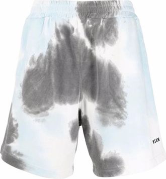 Msgm Msgm, Homme, Shorts, Multicolore, Taille: S Bermuda &agrave; motif Tie-dye