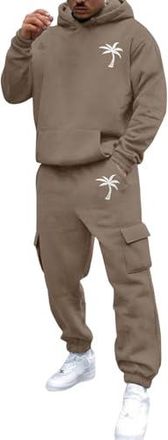 Generic Survetement Homme,Jogging Ensemble Respirant et Confortable, Surv&ecirc;tement Homme, Sweat &agrave; Manches Longues et Combinaison de Sport pour Gym et Jogging &Eacute;l