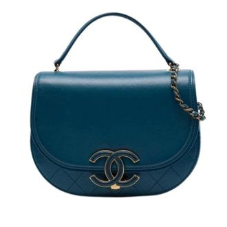 Chanel Pre-owned Coco Curve Bag - Femme - Pre-owned - Bleu - Taille: ONE Size