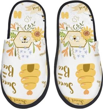 Generic Pantoufles Abeille De La Ferme, Miel Mignon Peluche Slippers Portative Chaussons DInt&eacute;rieur Pour H&ocirc;tel Homme Int&eacute;rieur L