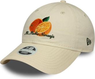 New Era Casquette pour femme 9TWENTY Phrase Mi Media Naranja Orange Beige