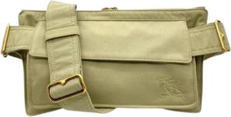 Burberry unisex, Pre-owned, Vert, Taille: ONE Size Sac banane vintage Pre-owned