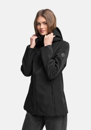 Marikoo Outdoorjacke Minaa Sportliche Outdoorjacke mit Kapuze und hochschlie&szlig;enden Kragen