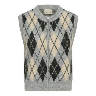 Cream Gilet en maille CRMirea - Femme - Vestes - Multicolore - Taille: 36/38 FR
