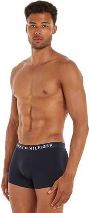 Tommy Hilfiger Homme Boxer Lot de 3 Slip Sous-Vêtement, Bleu (Des Sky/Des Sky/Des Sky), XXL