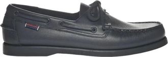 Sebago Homme, Chaussures, Noir, Taille: 43 EU Chaussures Nautico Docksides Portland Noires