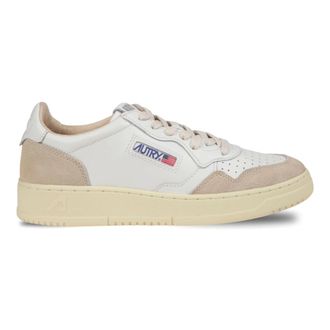 Autry Leder-Sneakers mit Wildleder-Eins&auml;tzen - - Shoes - Herren - Wei&szlig; - 44 EU