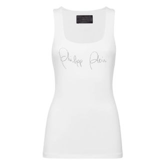 Philipp Plein Tank Top - - Tops - Damen - Wei&szlig; - S