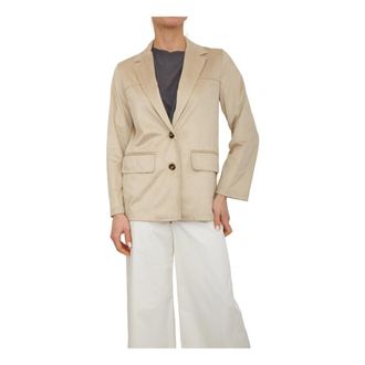 Marella Damen, Jacken, Beige, SGr&ouml;&szlig;e