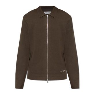 Sams&oslash;e & Sams&oslash;e Samatt Zip Polo - - Knitwear - Herren - Braun - M