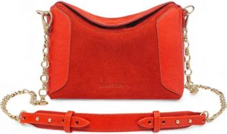 CLARIS VIROT Femme, Sacs, Rouge, Taille: ONE Size Mini Gaia Sac &agrave; Main