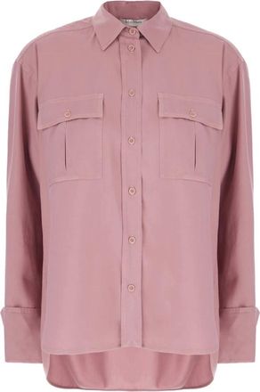 Max Mara Femme, Blouses et Chemises, Rose, Taille: 36 FR Collection Chemises Élégantes