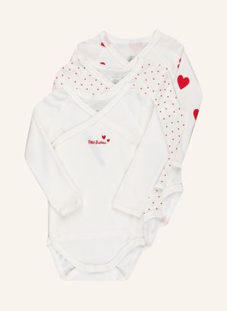 Petit Bateau Petit Bateau 3er-Pack Wickelbodies weiss