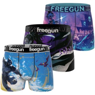 Freegun Lot de 3 boxers homme Heroes